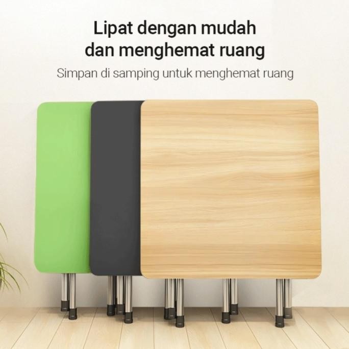 Jual Meja Lipat Kotak Portable Meja Makan Cafe Minimalis Meja Kayu Meja ...