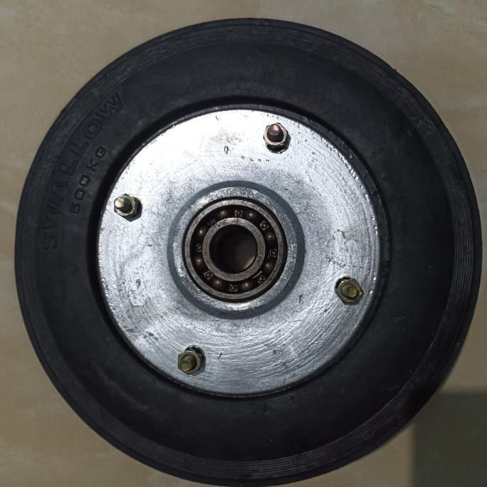 Jual Roda Troli Ban Mati Ban Karet Kuat dan Kokoh Lory Trolley | Shopee ...