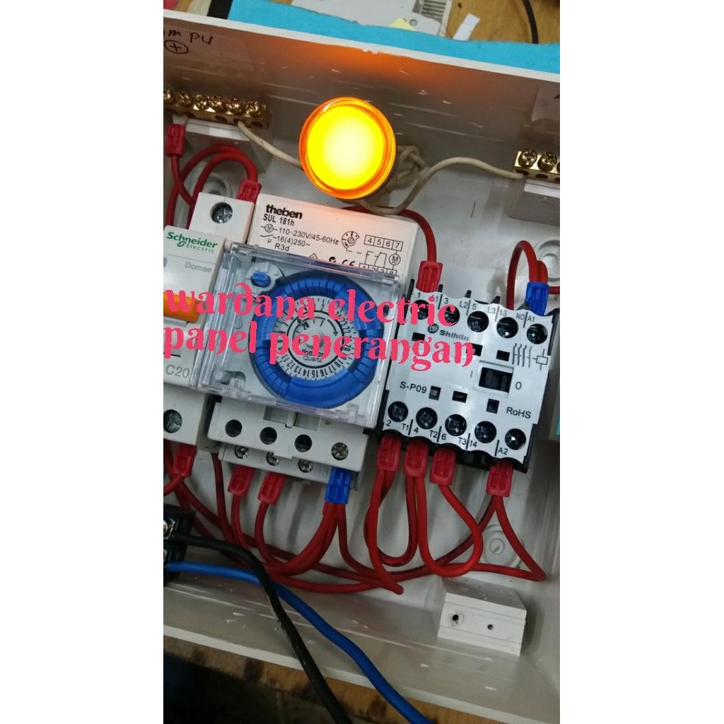 Jual Panel Timer Theben/Panel Otomatis Lampu/Panel Lampu Taman | Shopee ...