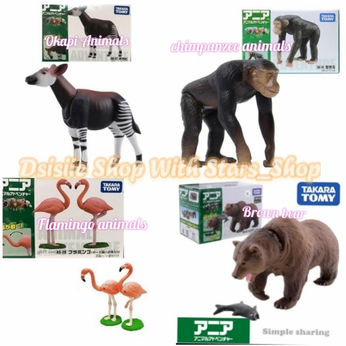 Jual Takara tomy Animals Figure Collection Original | Shopee Indonesia