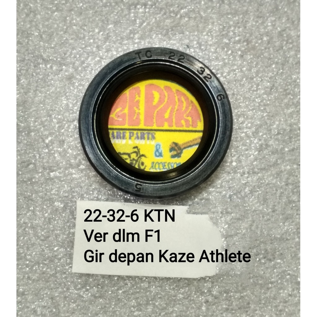 Jual Sil 22 32 6 KTN Seal Vers dalam F1 alfa Sigma Gir depan Kaze Athlete Limited Item Barang ...