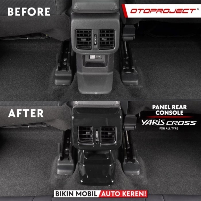 Jual Panel Rear Console Ac Tengah Otoproject Yaris Cross | Shopee Indonesia