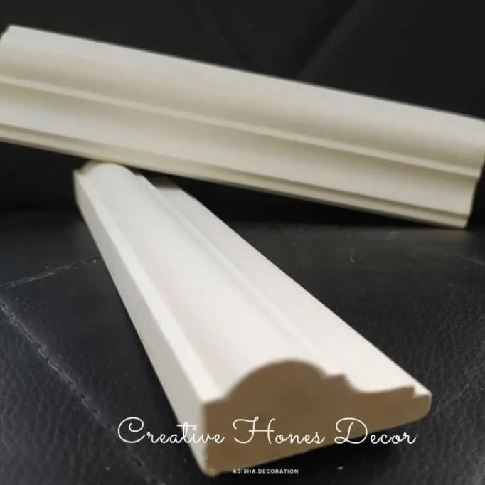 Jual FRAME WALL MOULDING KAYU MOULDING PROFIL CAT PUTIH DUCCO BINGKAI ...