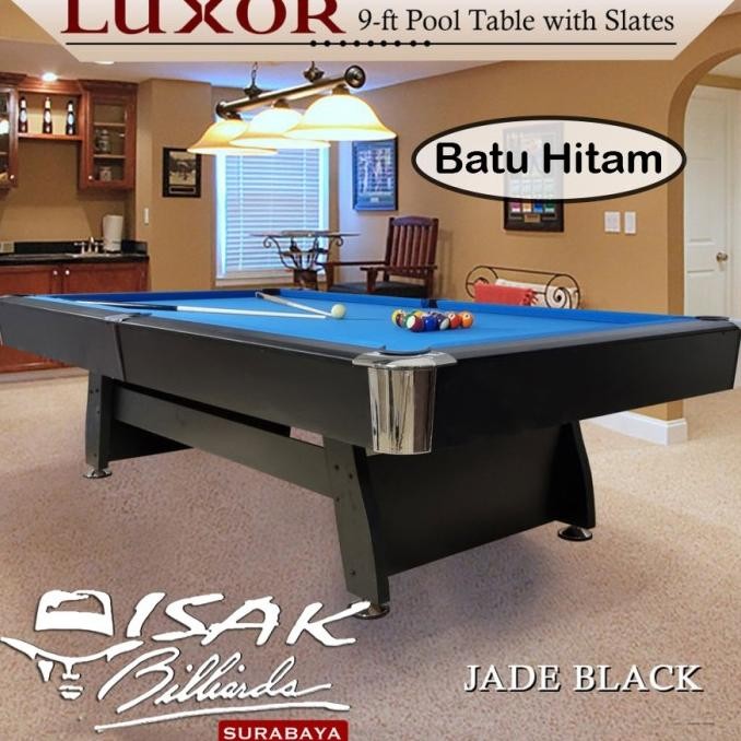 Jual Meja Billiard Luxor 9 ft Pool Table Jade Black | Meja Biliar 9ft ...