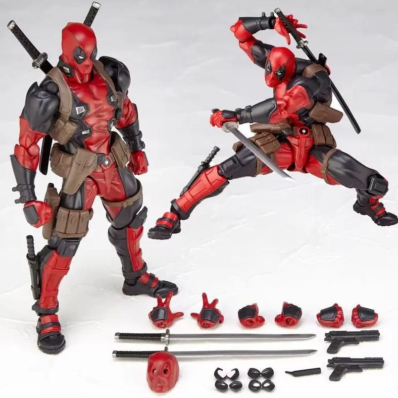 Jual x-men yamaguchi deadpool action figure statue pvc model variant ...