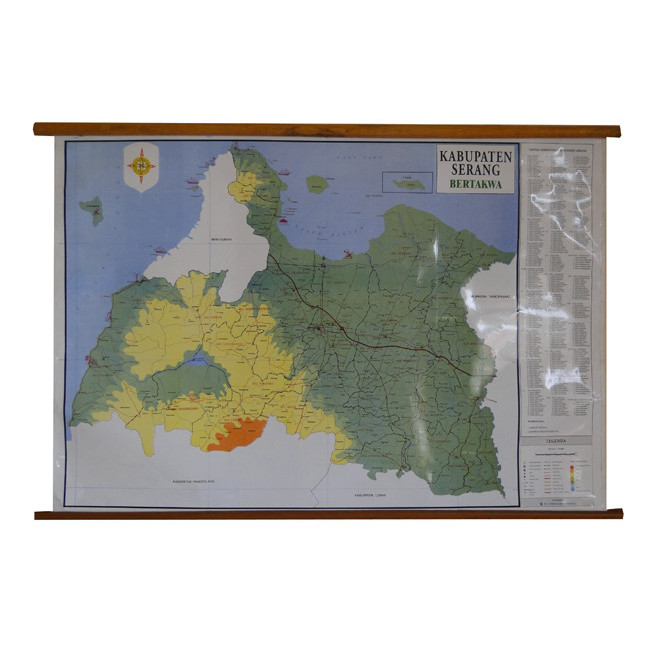 Jual Peta Kabupaten Serang (Bingkai) | Shopee Indonesia