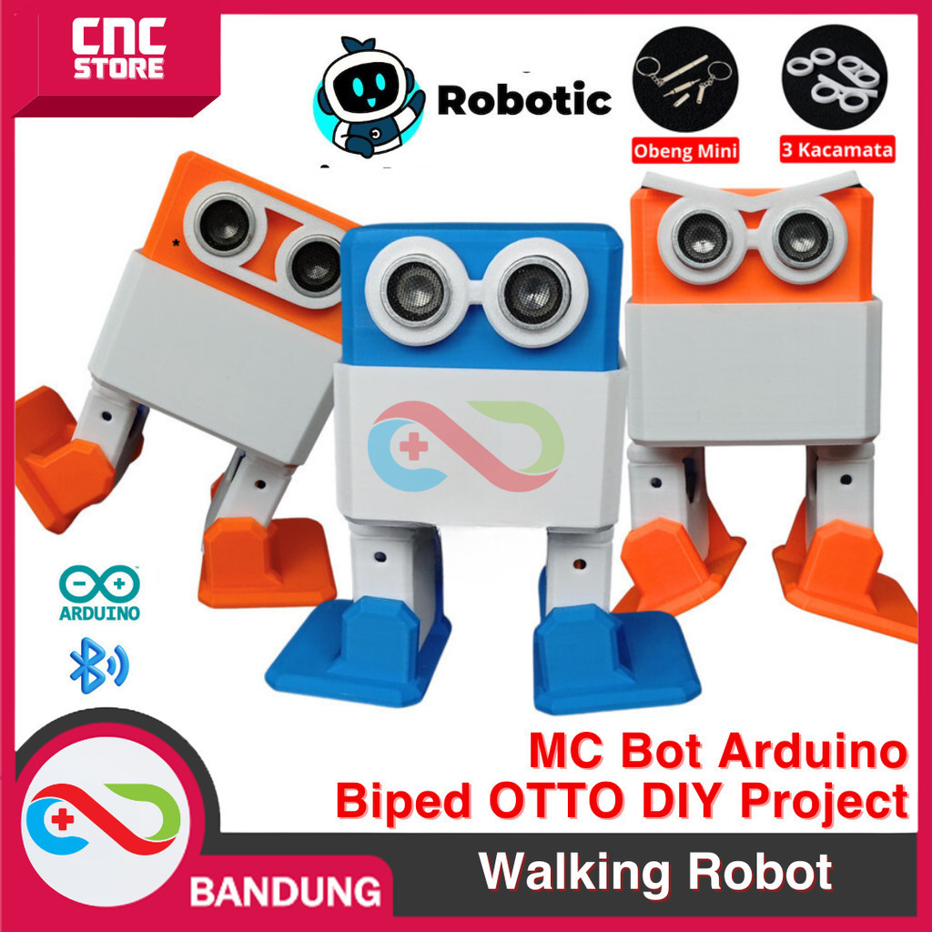 Jual MC BOT BIPED OTTO DIY PROJECT WALKING ROBOT | Shopee Indonesia