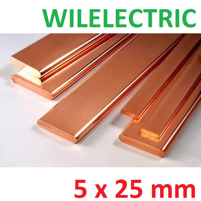 Jual Busbar / plat copper / rail copper 5 x 25 mm asli tembaga 4 m ...