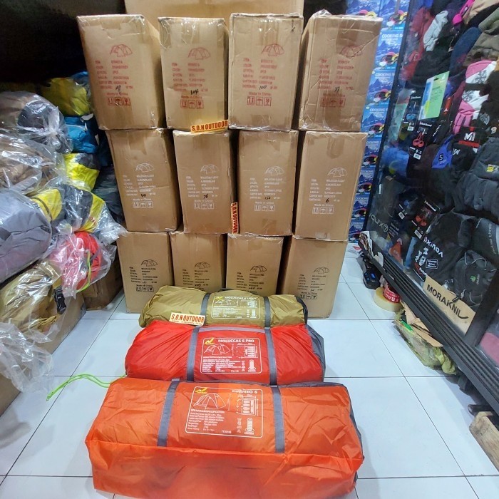 Jual tendaki moluccas 6 pro tenda camping keluarga family dome 6p orang ...