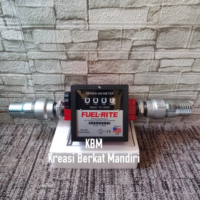 Jual Alat Ukur Flow Meter Set 2" Inch Dn50 Mm/ Meteran Solar 2 Inch ...