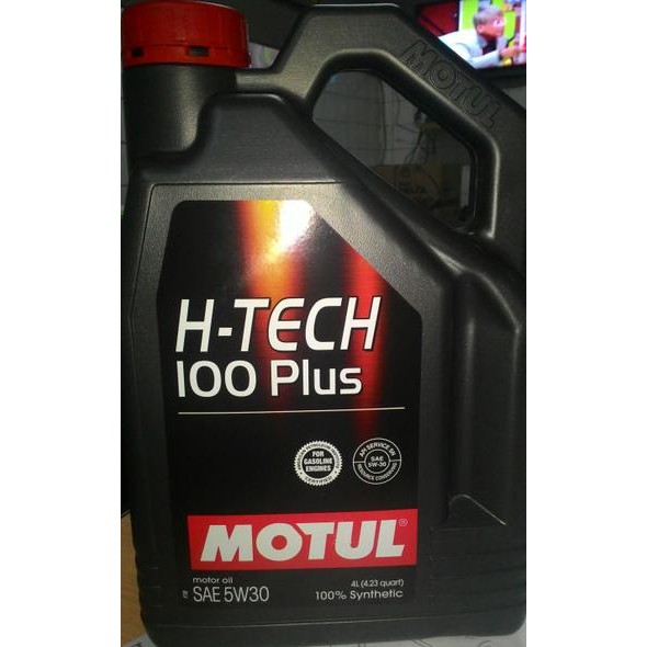 Jual New Product Oli Motul Hi Tech Plus Sae 5W/30 Api Sn 4 Liter ...