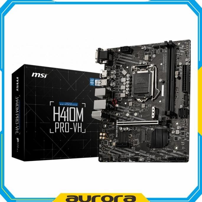 Jual MSI H410M PRO-VH LGA 1200 COMET LAKE H410 DDR4 MOTHERBOARD ...