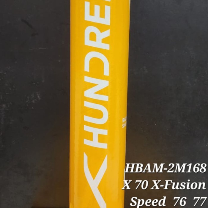 Jual SHUTTLECOCKS HNDRD HUNDRED X 10 50 60 70 80 X FUSION 3 in 1 SPEED ...