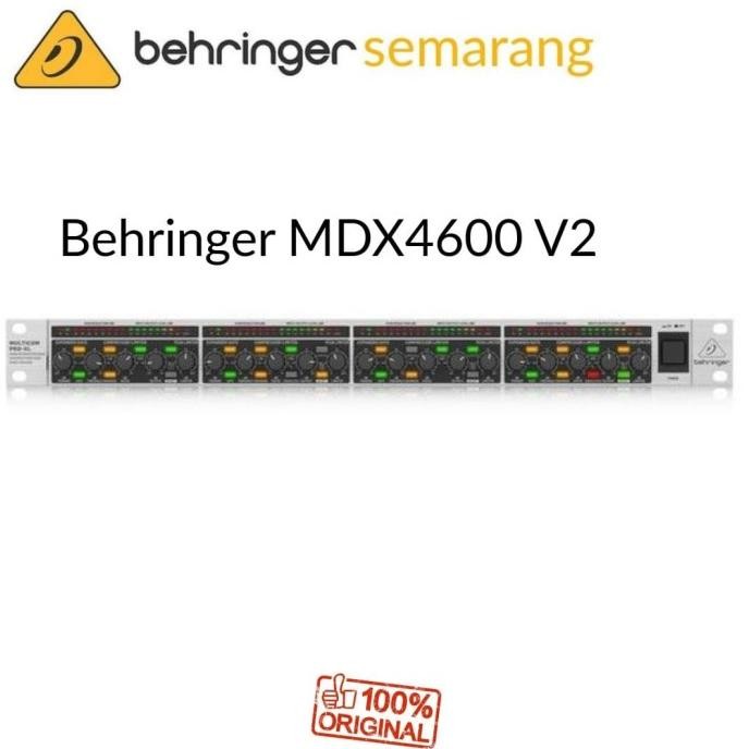 Jual BEHRINGER MDX4600 V2 / MDX 4600 V2 4 CH AUDIO COMPRESSOR LIMITER GATE ORIGINAL DAN ...