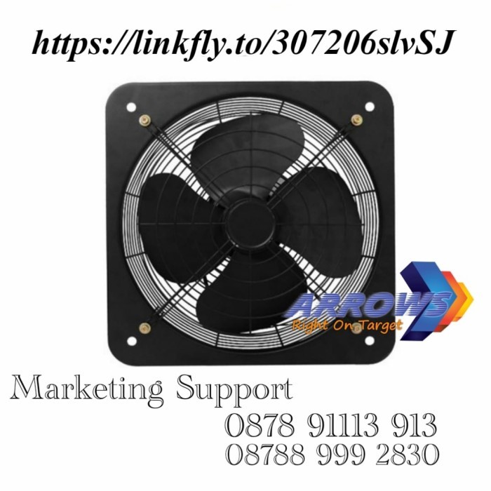 Jual Exhaust Fan 12 Inch 220V 1 Phase Wall Exhaust Fan 12 Inch 220V 1 ...