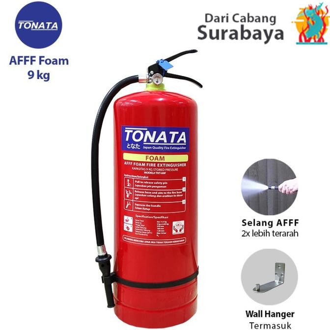 Jual APAR 9KG TONATA / FOAM 9 KG / Set Komplit | Shopee Indonesia
