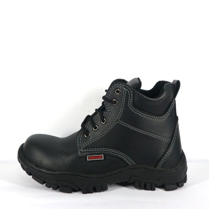 Jual SEPATU SAFETY PROYEK,SEMI BOOT TALI(HITAM) | Shopee Indonesia
