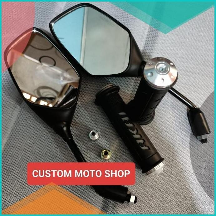 Jual PAKET SPION MODEL PCX ORIGINAL HONDA PLUS sepasang handgrip import ...