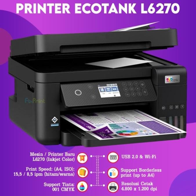 Jual Printer Epson L6270 L 6270 Wi-Fi Duplex All-in-One ADF Pengganti ...