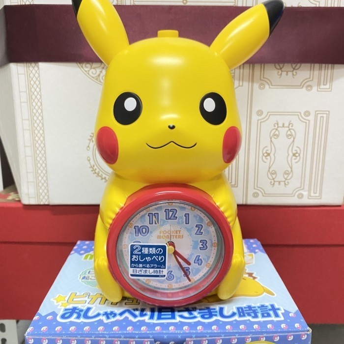 Jual Seiko talking Pikachu alarm clock Pokemon Japan | Shopee Indonesia