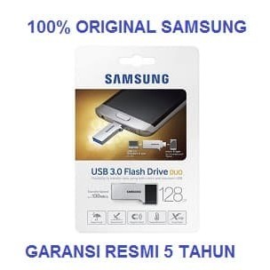 Jual NEW 100% ORIGINAL SAMSUNG OTG USB 3.0 Flash Drive Duo 128GB ...