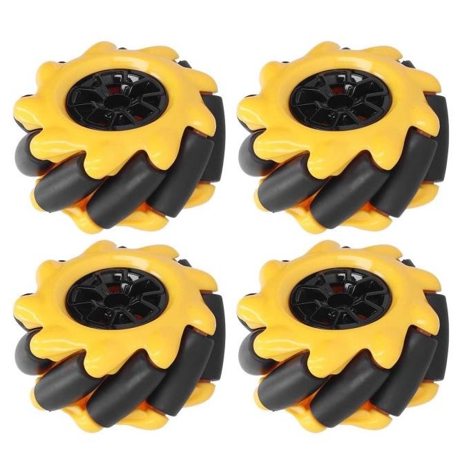 Jual TERBARU - SATU PASANG Roda Mecanum Wheel Robot OMNI-DIRECTIONAL ...