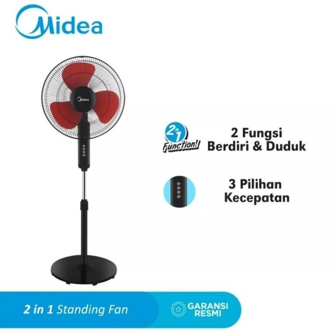 Jual ! KIPAS ANGIN MIDEA BERDIRI NEW FS 40 GARANSI RESMI 5+1 TAHUN ...