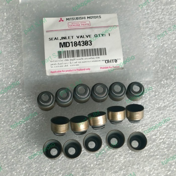 Jual TERBARU Seal Klep Valve Steam Triton 2.500cc Pajero Sport Asli 1St (16pcs) | Shopee Indonesia