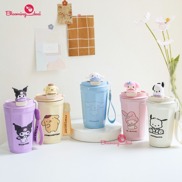 Jual TUMBLER MUG STAINLESS SANRIO CINNAMOROLL MY MELODY KUROMI 480ML (HN128 | Shopee Indonesia
