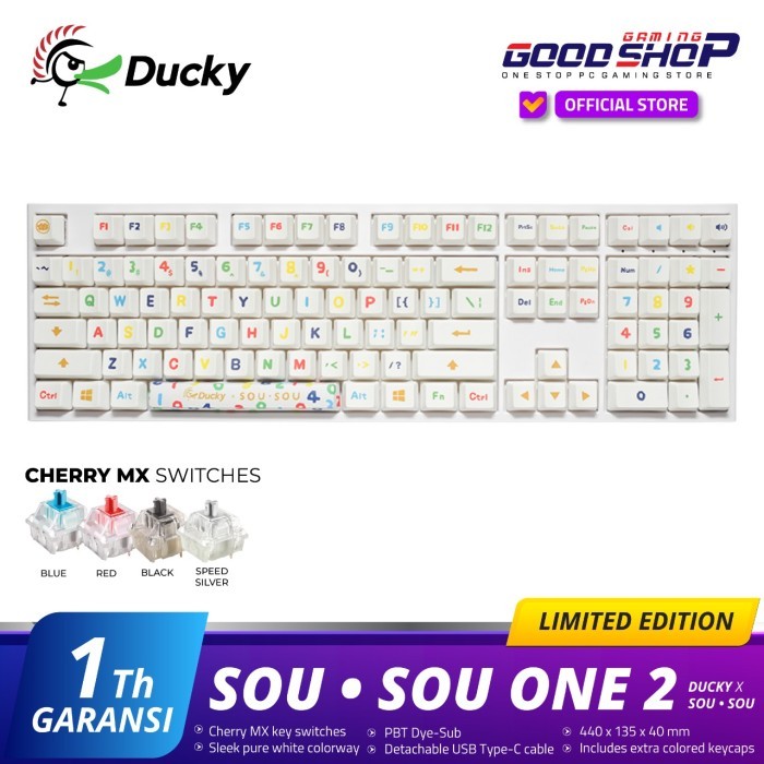 Jual Ducky x SOU SOU One 2 - Gaming Keyboard | Shopee Indonesia