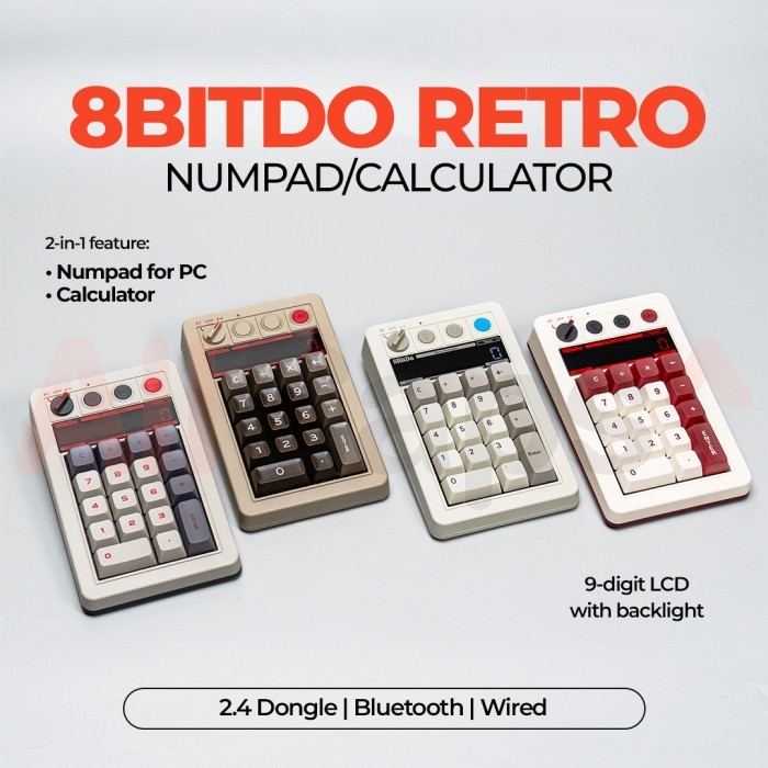 Jual 8BitDo Retro Numpad/Calculator Mechanical | Shopee Indonesia