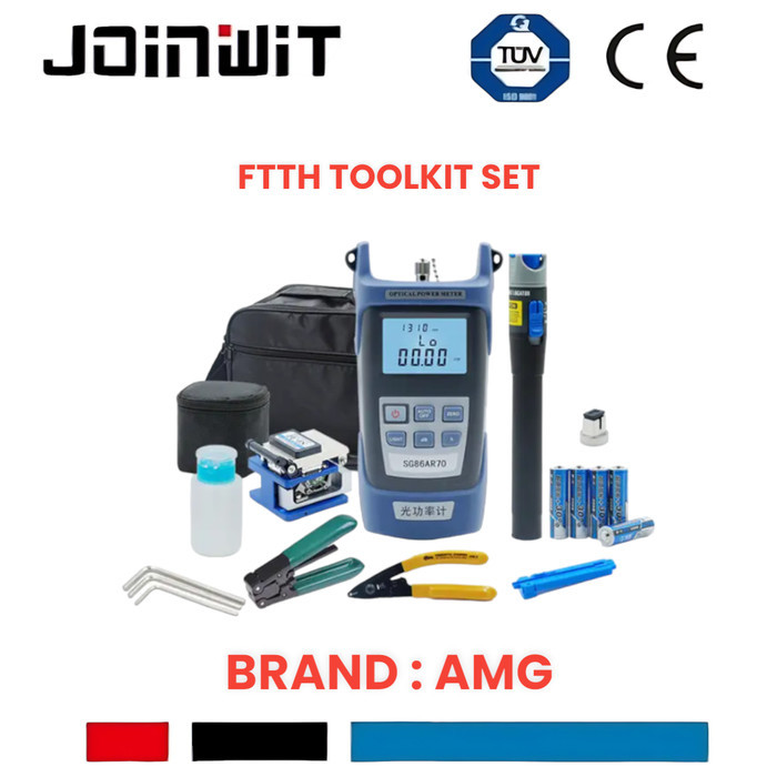 Jual FTTH Tool Kit SET Lengkap OPM VFL Cleaver FO Fiber Optik Toolkit ...