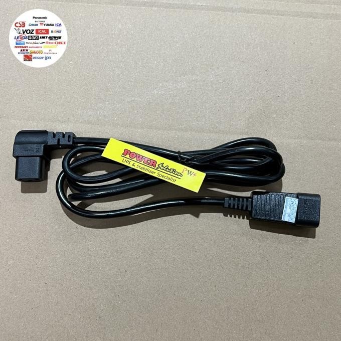 Jual Kabel power Output ups apc iec C14 C13L 1 Meter Grosir Paling ...