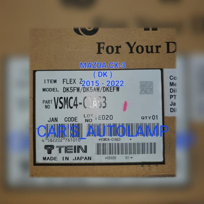 Jual Lowering Kit / Per + Shockbreaker / Tein Flex Z Coilover Mazda CX ...