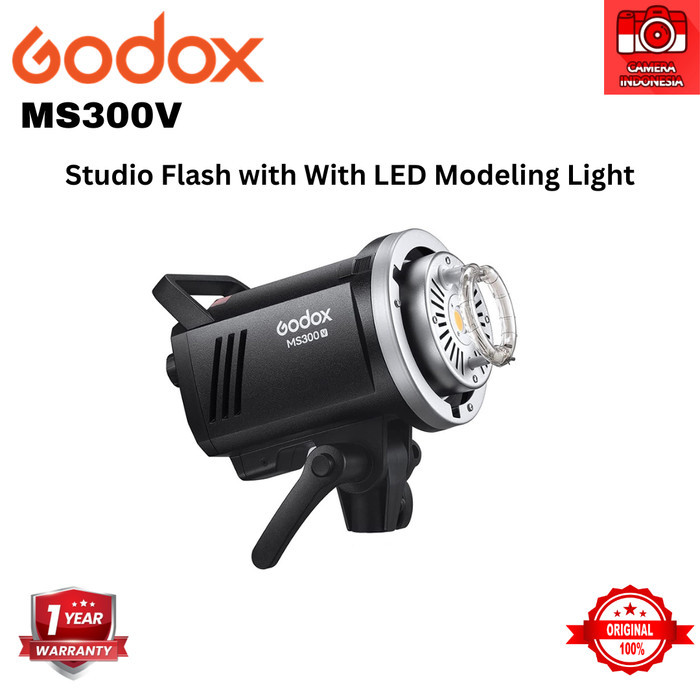 Jual Godox MS300V Studio Flash with LED Modeling Light MS300 V MS 300 V ...