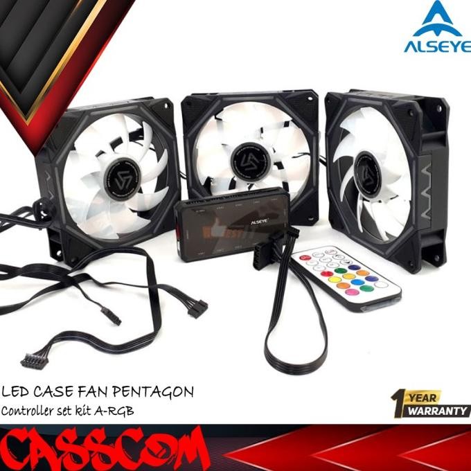Jual Controller - Alseye Fan Case Pentagon Rgb + Controller Set El 120 ...