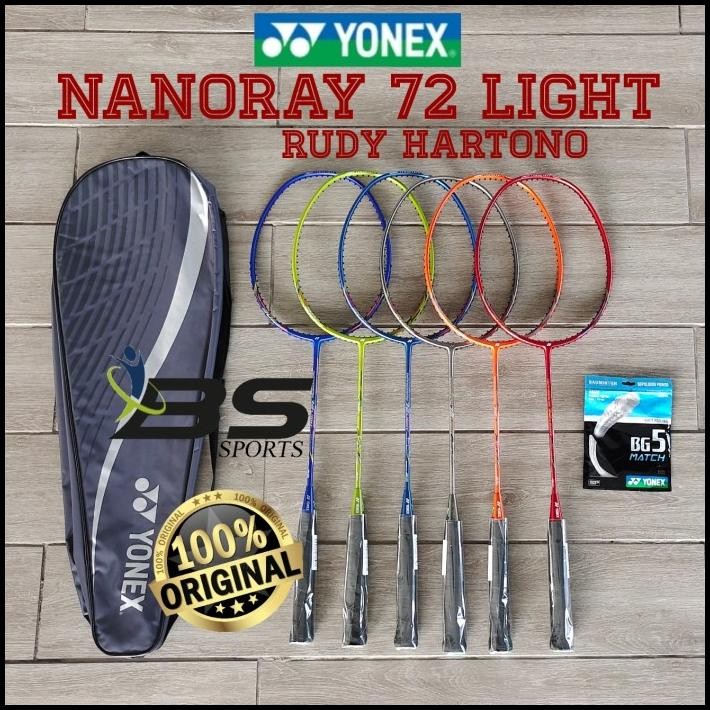 Jual Raket Badminton Yonex Nanoray 72 Light Rudy Hartono Series Original | Shopee Indonesia
