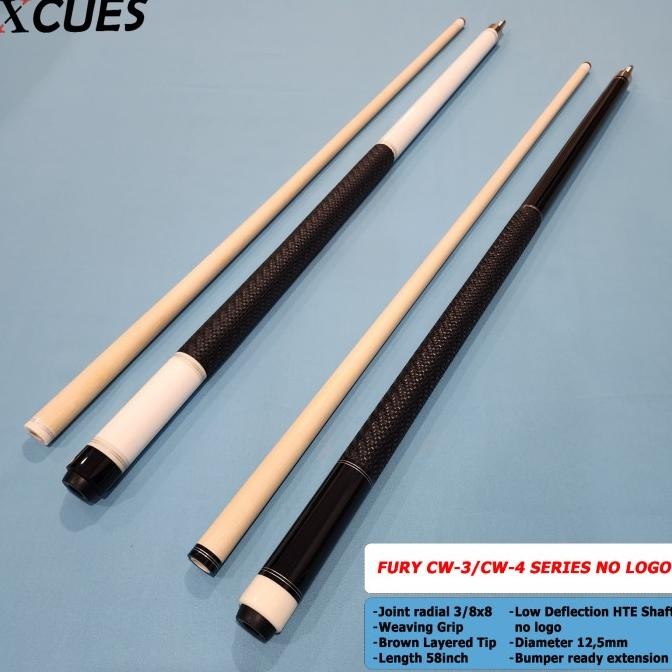Jual Stick Billiard Fury Cw Cw-3 Cw-4 Series No Logo | Shopee Indonesia