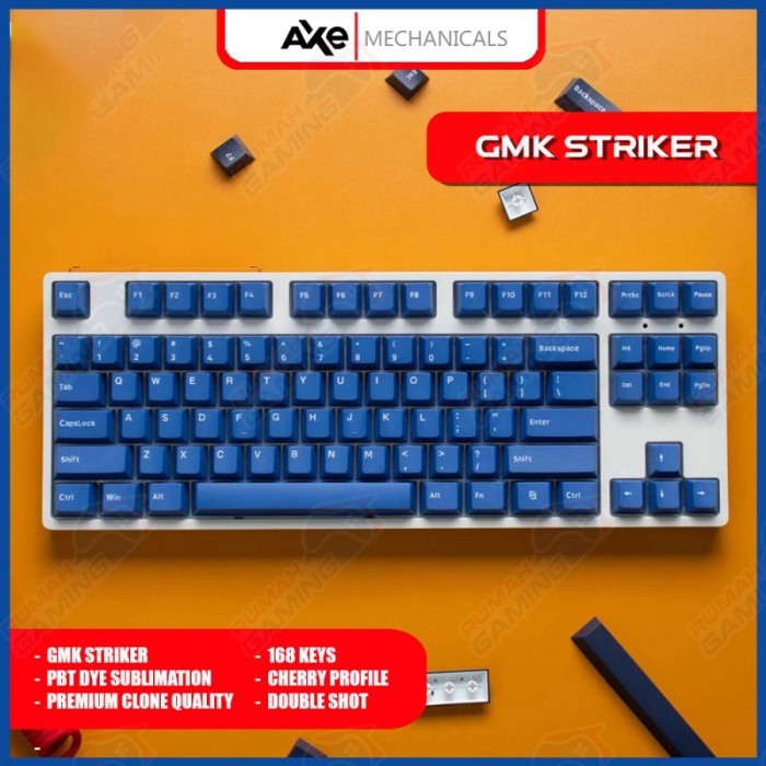Jual KEYCAP - KEYCAPS - CHERRY - GMK STRIKER - PBT DYE SUB | Shopee ...