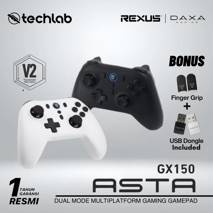 Jual Rexus Asta GX150 / GX-150 Gaming Joystick Controller With Hall ...