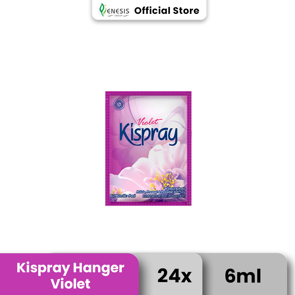 Jual Kispray Hanger Violet 6 ml X 24 Sachet (1 pack) | Shopee Indonesia