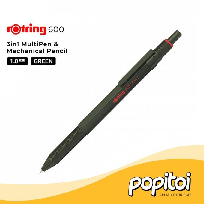 Jual BEBAS ONGKIR - ROtring 600 Series 3in1 Multi Pen & Mechanical ...