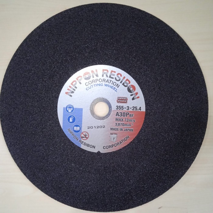 Jual Nippon Resibon Cutting Wheel A30P BF 14x3/Nippon Resibon 14 Inch ...