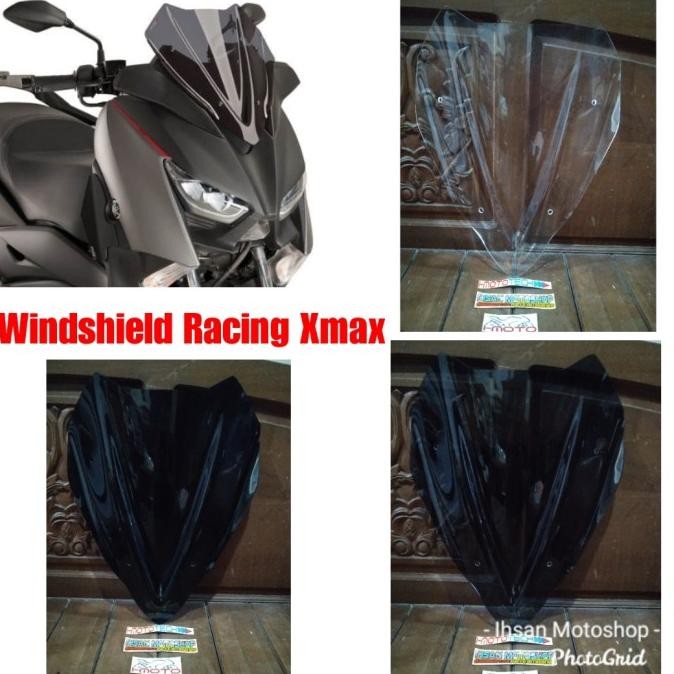 Jual windshield visor racing sport screen yamaha xmax x max 250 300 ...