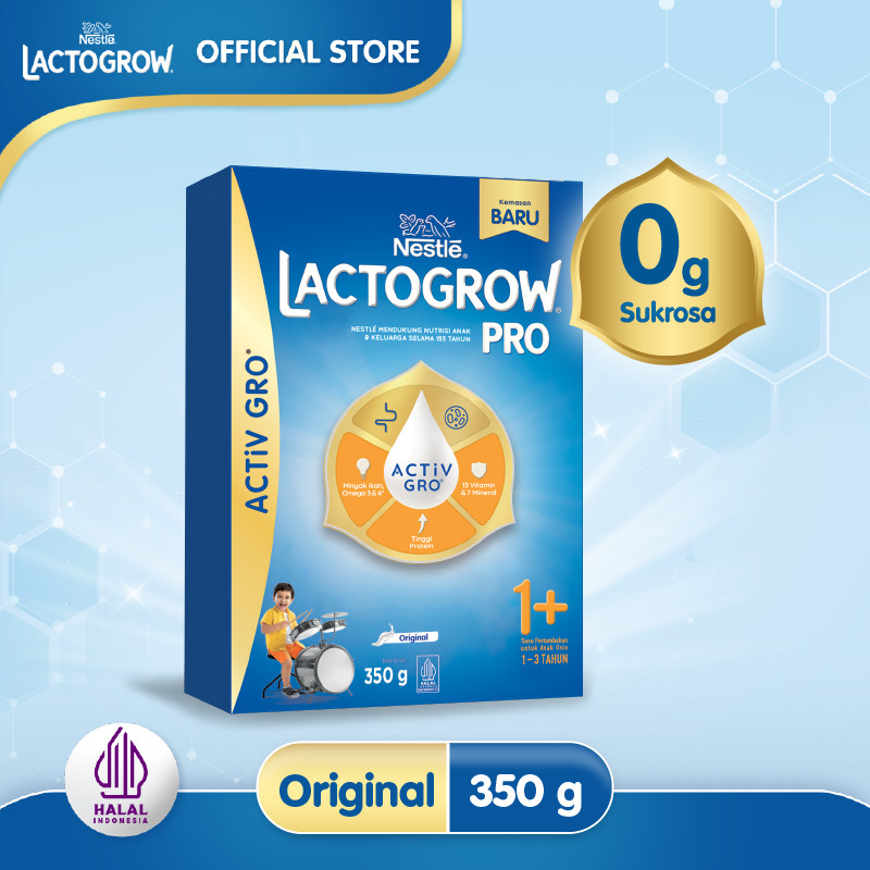 Jual Nestle LACTOGROW PRO 1+ / LACTOGROW 3 dengan ACTiVGRO Susu Plain ...