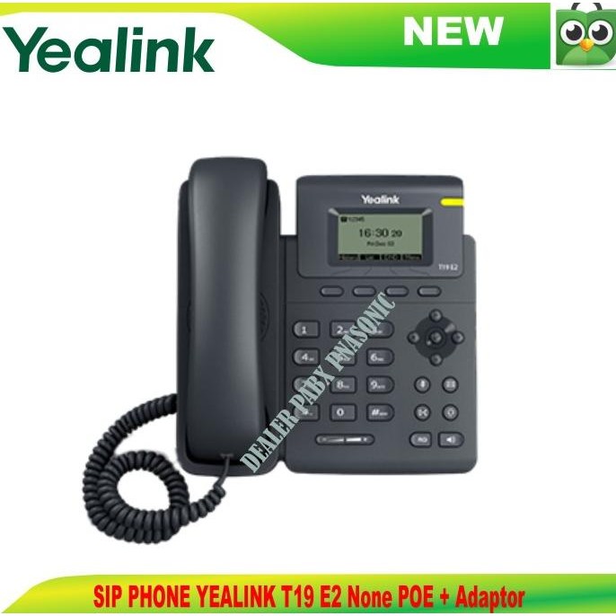 Jual Yealink SIP-T19 E2 IP Phone 1 Sip registrasi None POE | Shopee ...