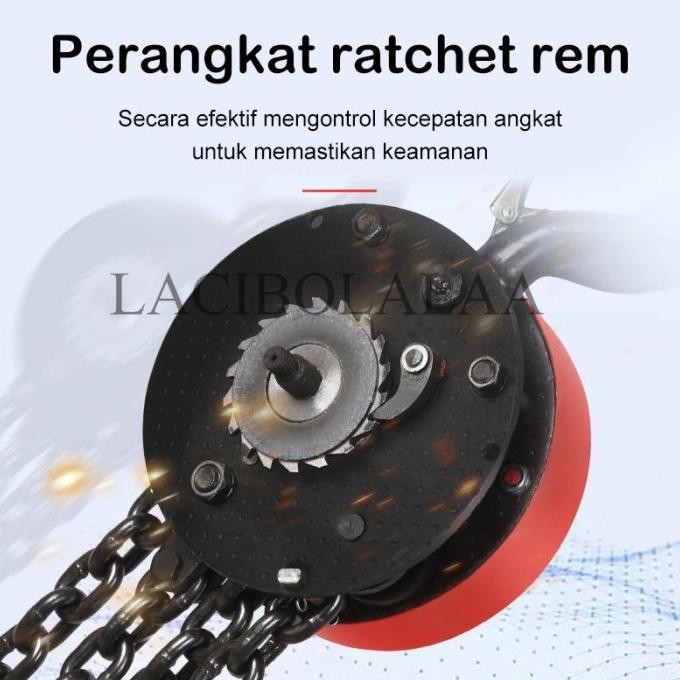 Jual TERSEDIA CHAIN BLOCK HOIST KATROL ALAT ANGKUT BARANG 1 TON 2 TONS 3METER 6METER | Shopee ...