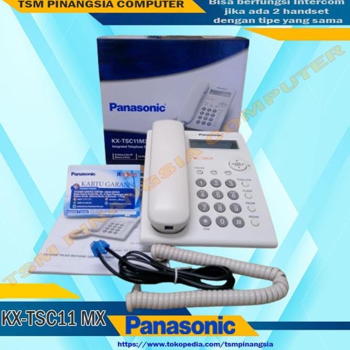 Jual Telepon Panasonic KX-TSC11 MX / Telp Analog / Telpon Caller ID ...