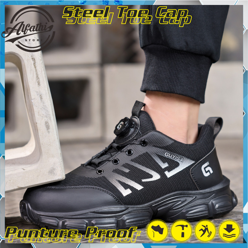 Jual Sepatu Safety [Promo] Sepatu Safety Sport Alfathi New Original By ...