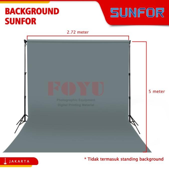 Jual Background Backdrop Paper Kertas Polos Seamless Sunfor 2.72 X 5M ...